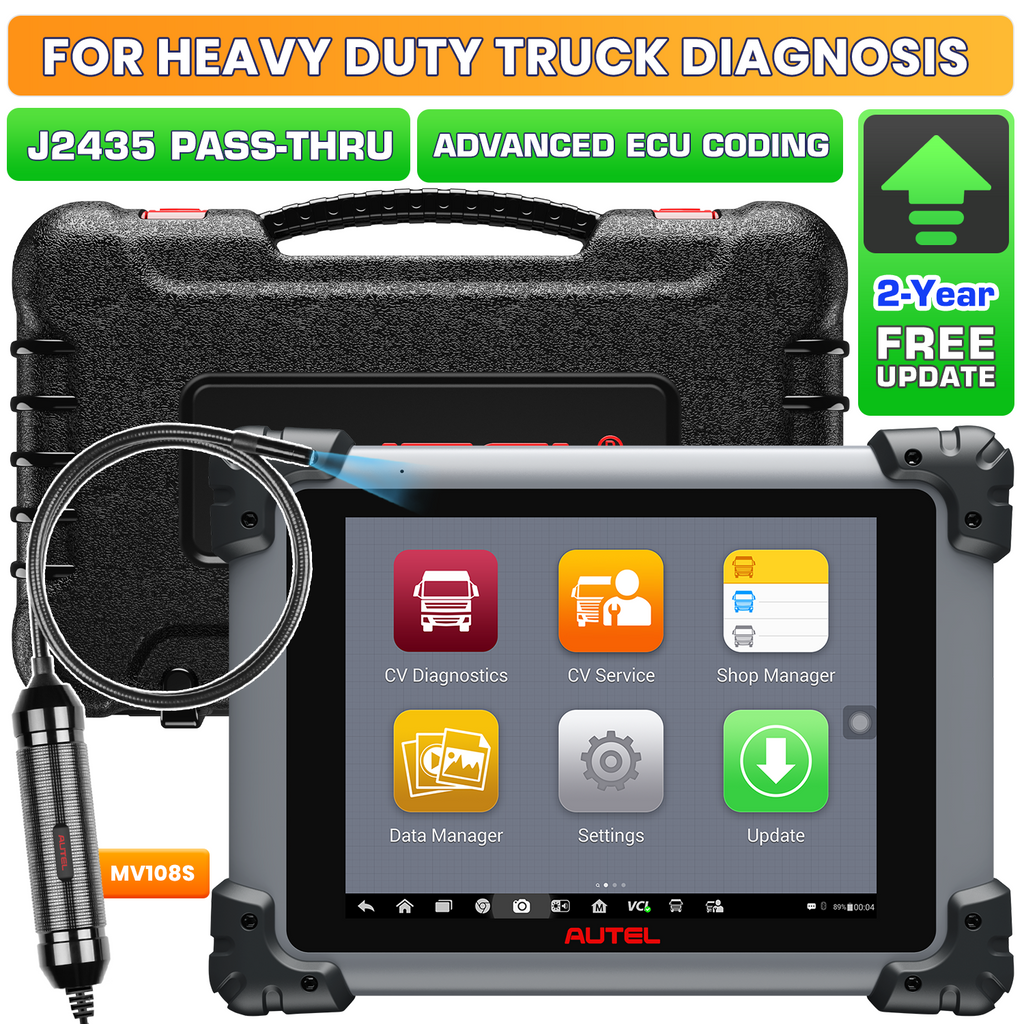 Autel Maxisys MS908CV Light/Heavy Duty Truck Diagnostic Scanner - Buy ...
