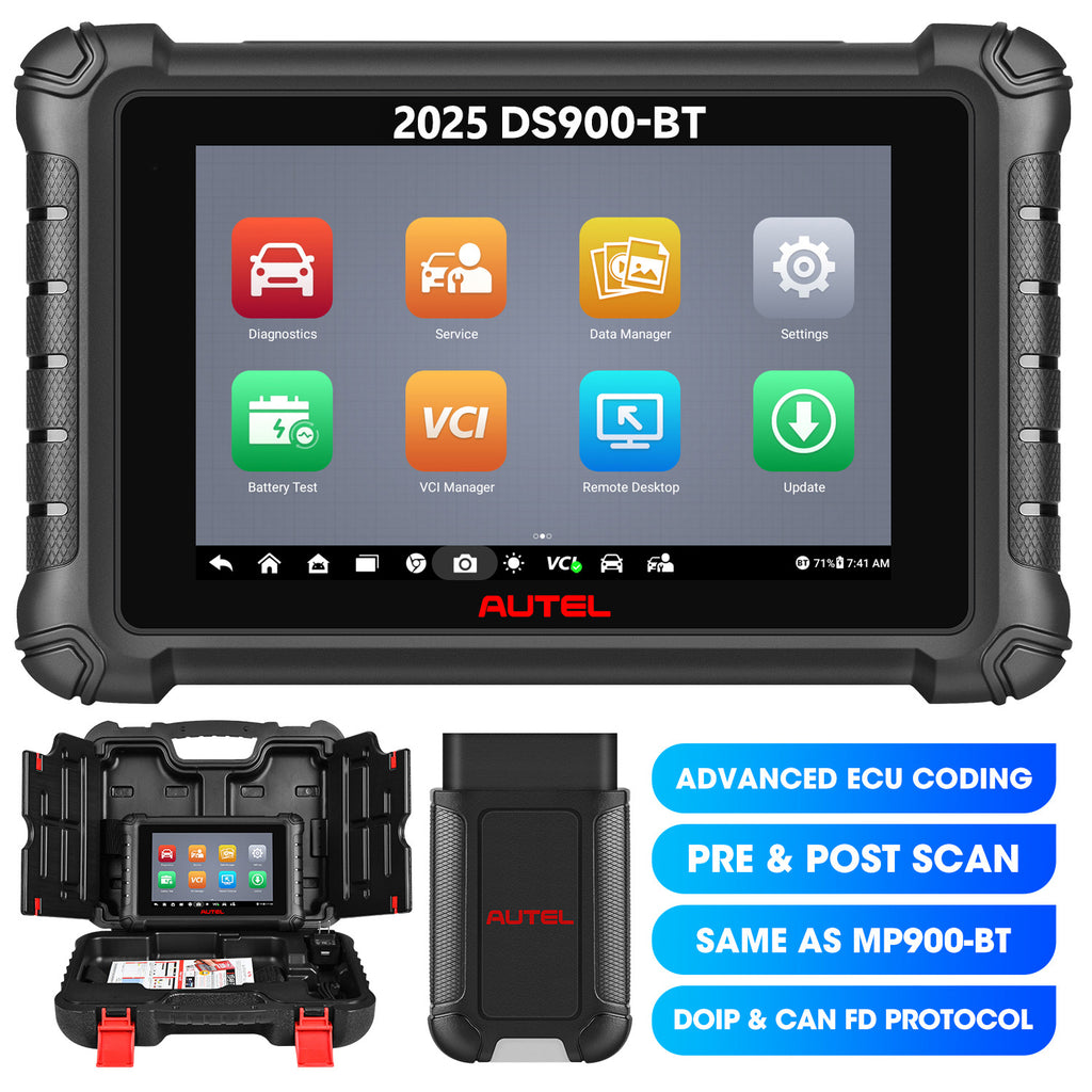 Autel MaxiDAS DS900-BT DS900BT Diagnostic Scanner 2025, Upgraded Ver ...