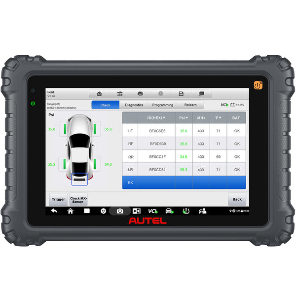 Autel MaxiCOM MK906 Pro-TS 2026 Diagnostic Tool - Full TPMS Functions ...