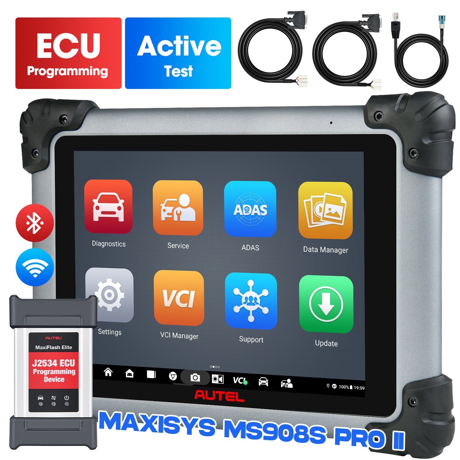 Autel MaxiSys MS908S Pro II ECU Programming Diagnostic Scanner | Buy ...