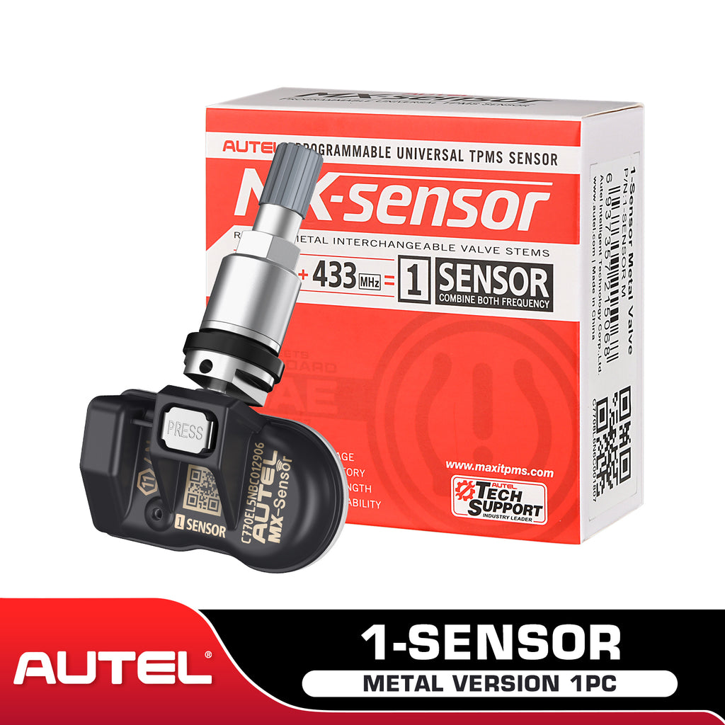 Autel 1-Sensor 2 in 1 MX-Sensor (315+433MHz) 100% Cloneable TPMS ...