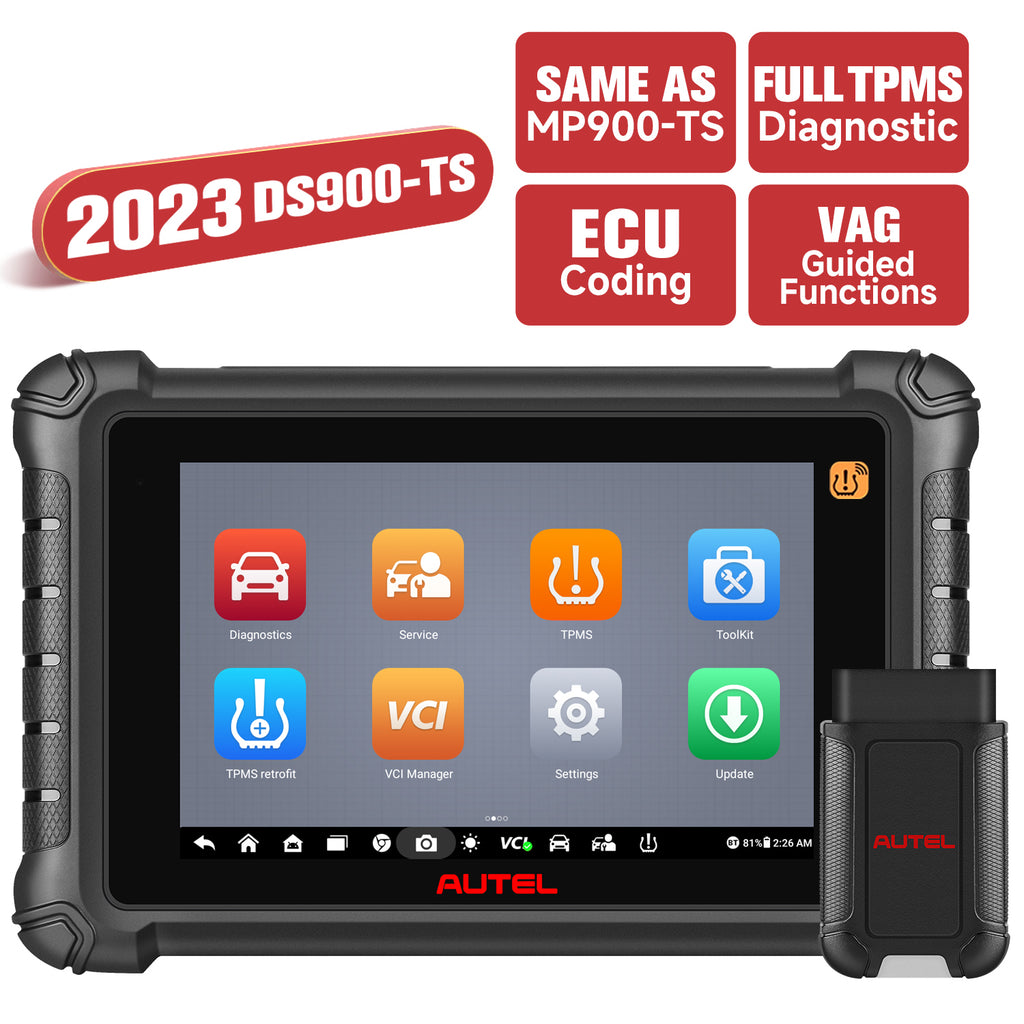 Autel MaxiDAS DS900-TS DS900TS Diagnostic Scanner 2024 Newly Released, Full TPMS Functions ...