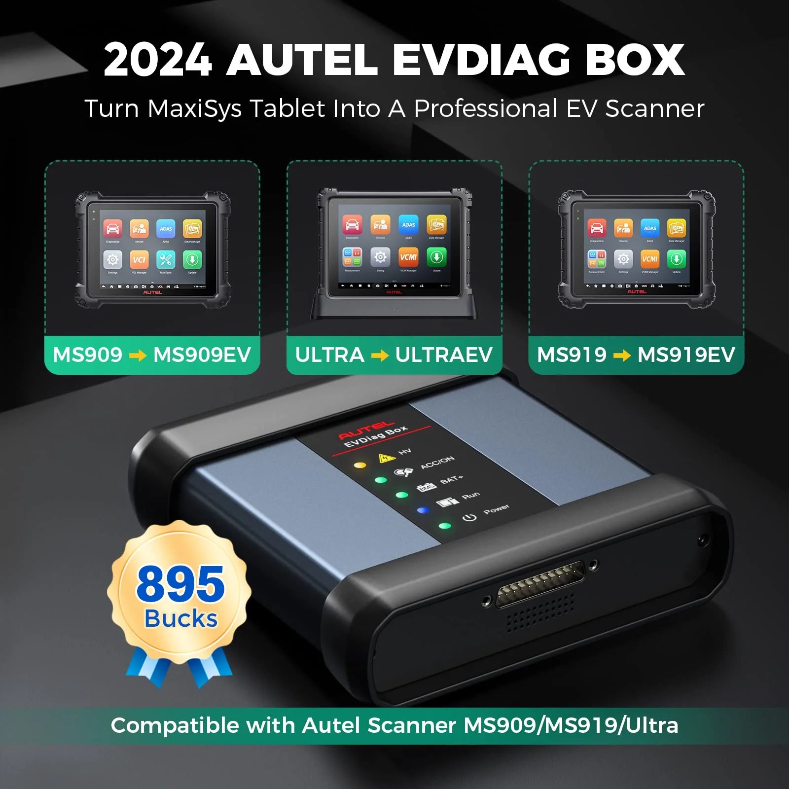 Autel EV Diagnostics Upgrade Kit 2023 EVDiag Box & Adapters – DiagMart