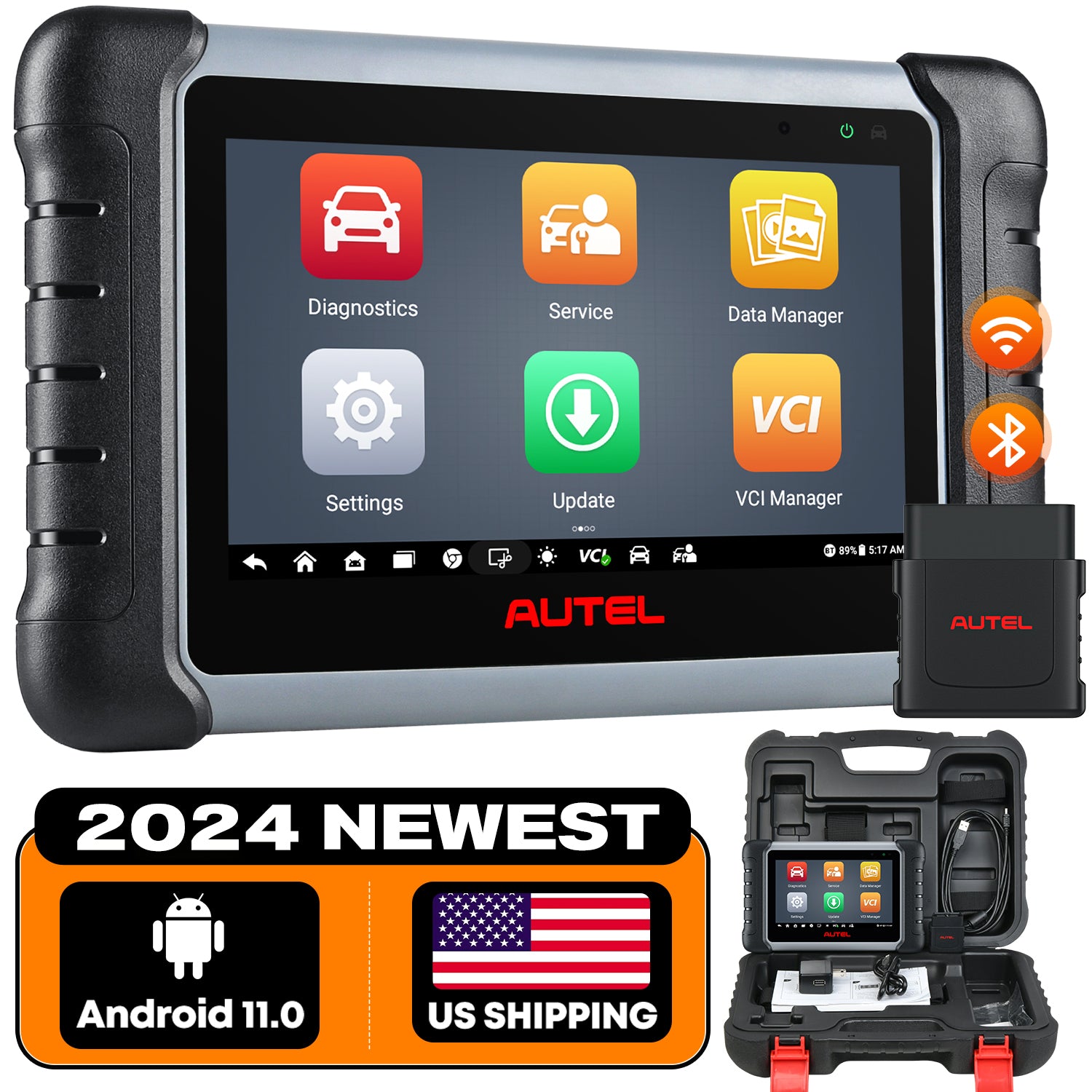 Autel MaxiCOM MK808BT Pro 2024 OBD2 Diagnostic Scan Tool - Buy Now ...