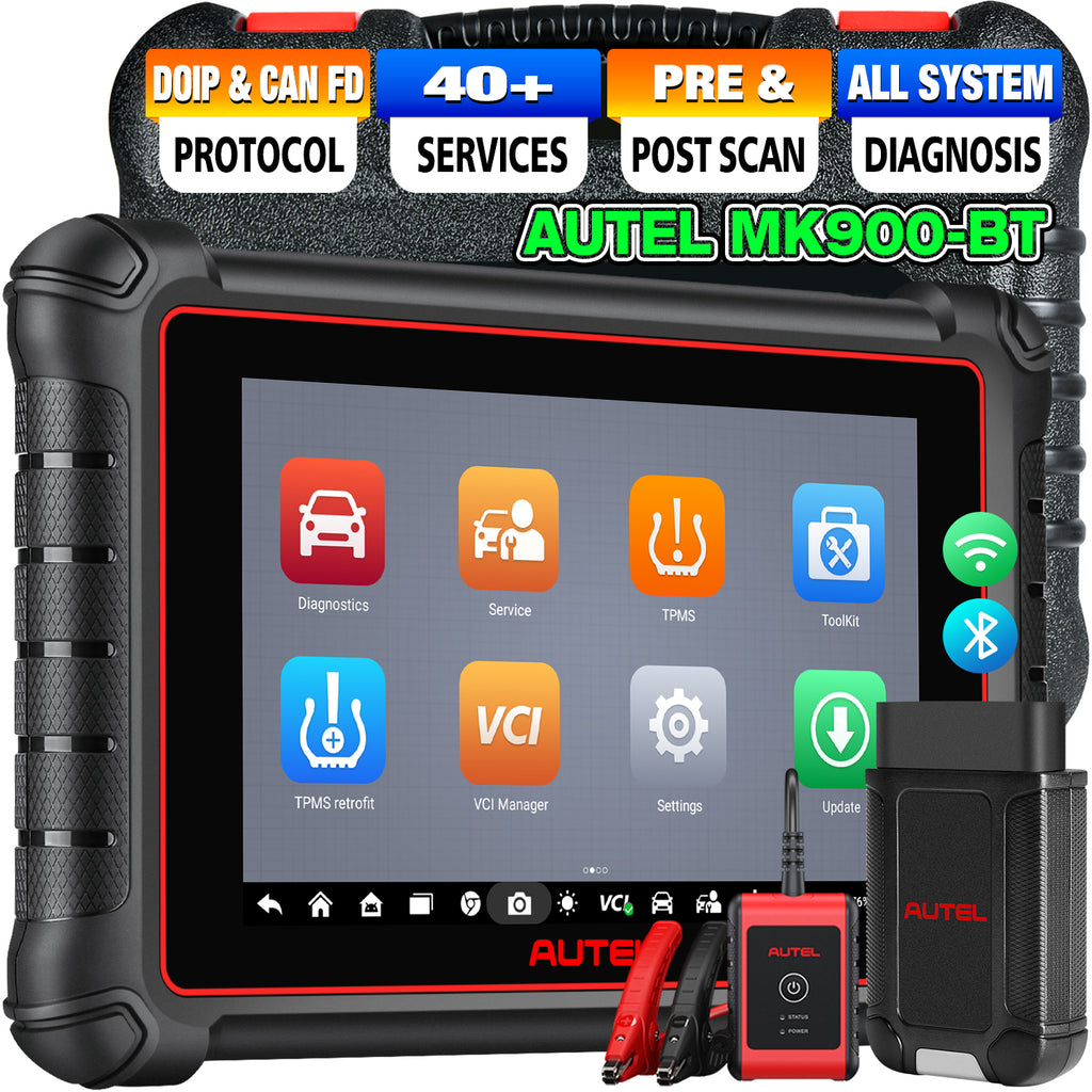 Autel MaxiCOM MK900BT MK900-BT 2025 Diagnostic Scanner, Upgraded Ver ...
