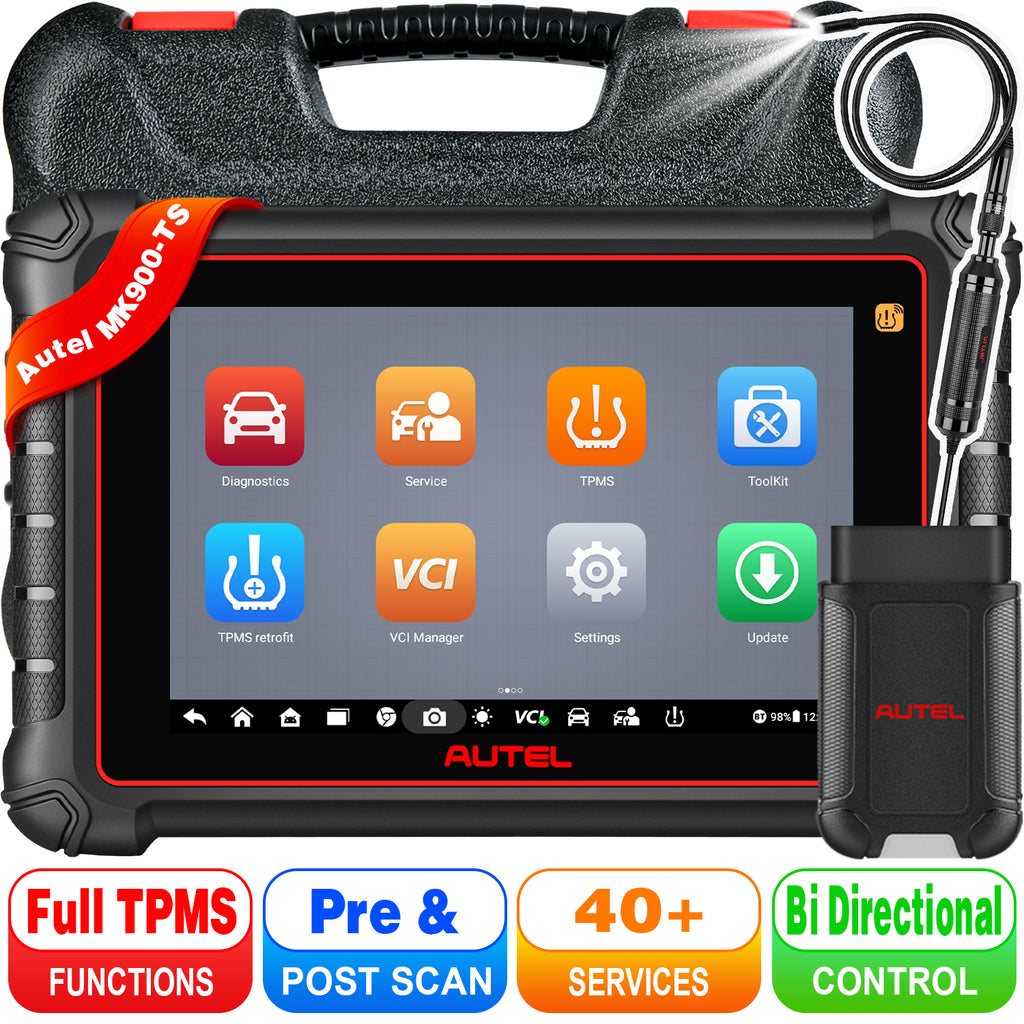 Autel MaxiCOM MK900TS MK900-TS Diagnostic Scanner, Upgraded MX808S-TS ...