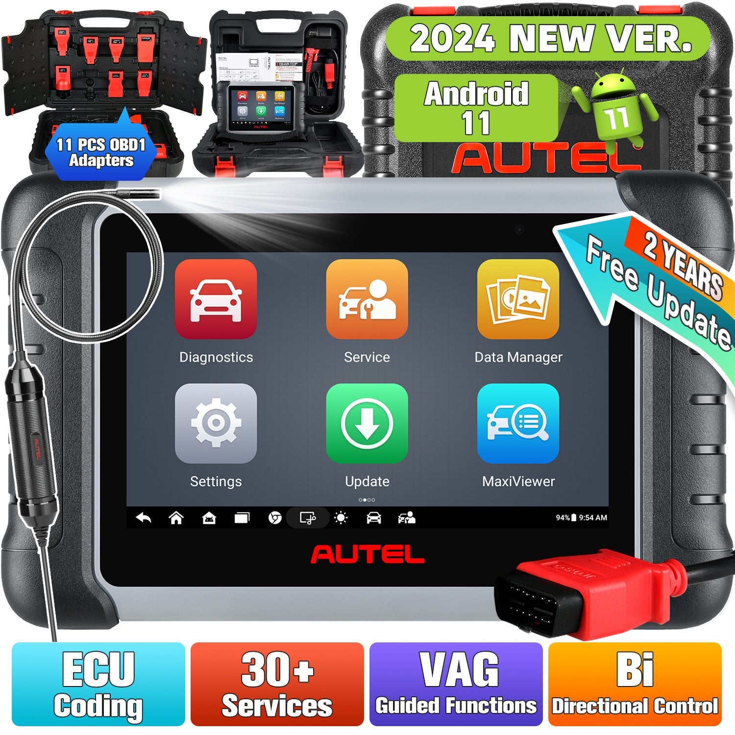 Autel MaxiPRO MP808S Kit OBD2 Automotive Diagnostic Scanner - Buy Now ...