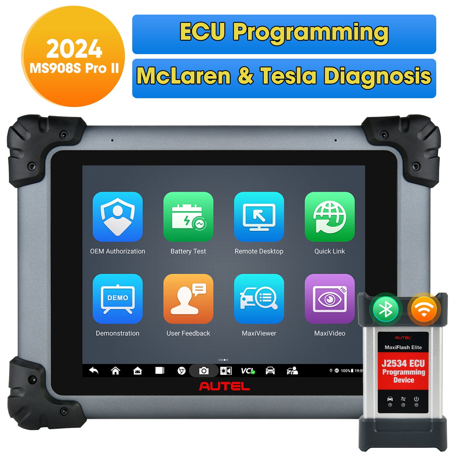 Autel MaxiSys MS908S Pro II ECU Programming Diagnostic Scanner | Buy ...