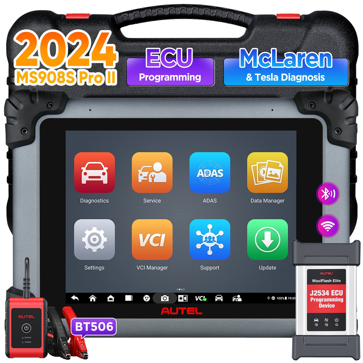 Autel MaxiSys MS908S Pro II ECU Programming Diagnostic Scanner | Buy ...