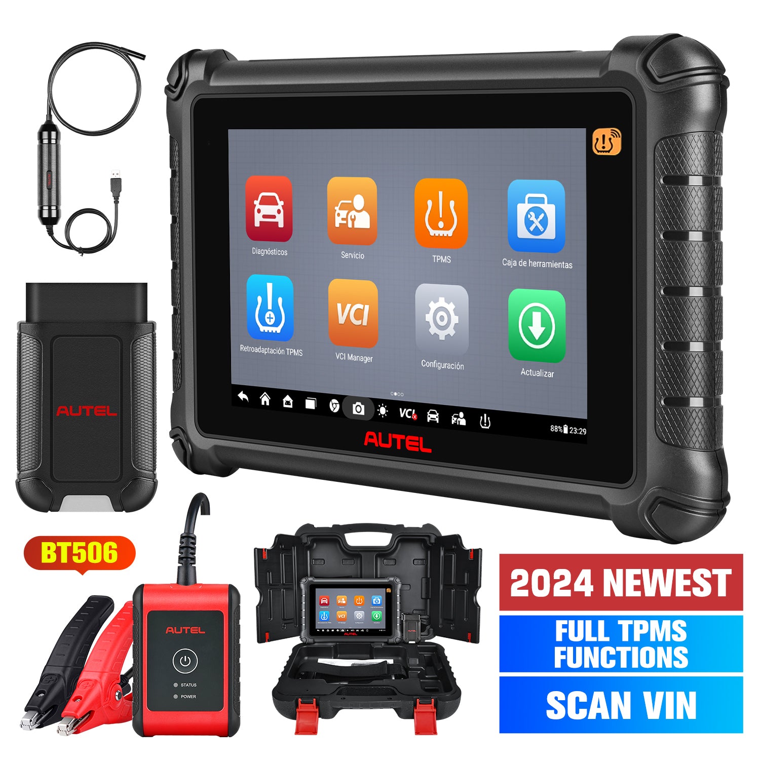 Autel MaxiCheck MX900-TS MX900TS Diagnostic Scanner, Full TPMS - 2025 ...