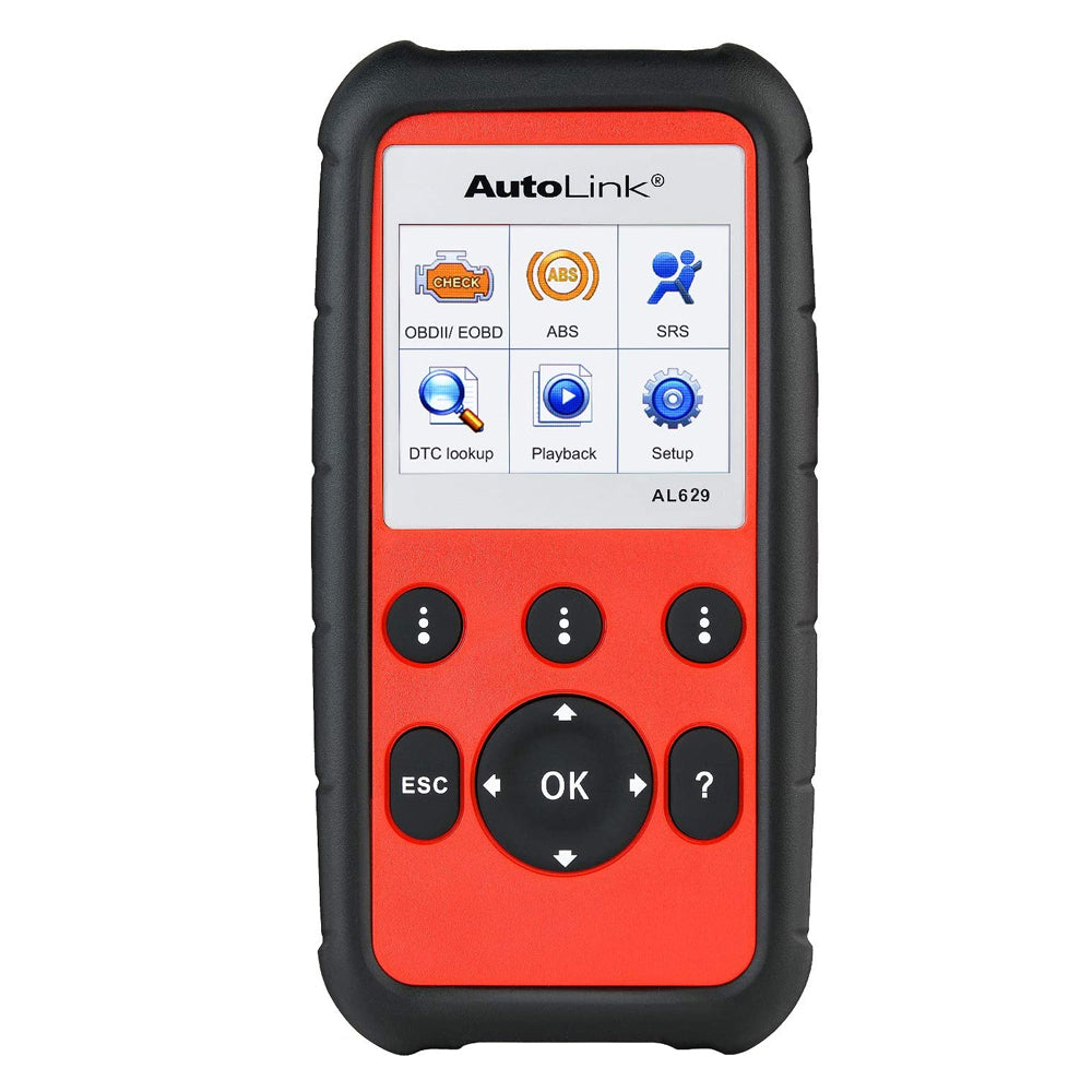 Autel Autolink AL629 ABS Airbag Engine Transmission OBD2 Code Reader ...