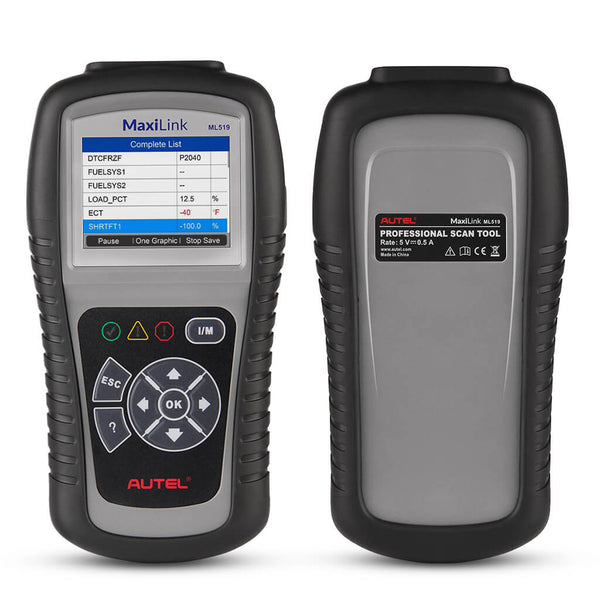 Autel MaxiLink ML519 OBD2 Scanner Check Engine Light Erase Fault Code ...